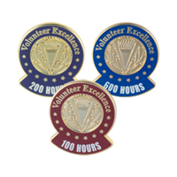 Milestone Pins (Hours) - Volunteer Gifts
