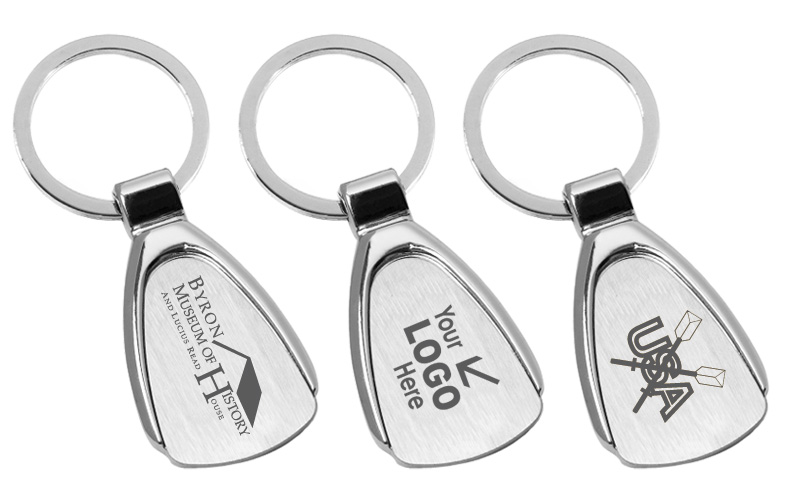 Economy Laser Engraved Metal Keyholder - Volunteer Gifts