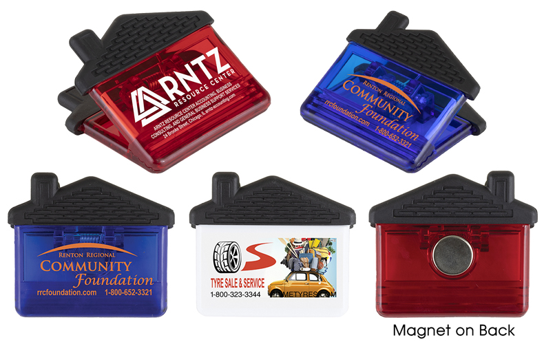 House Shaped Magnet Clip - Volunteer Gifts