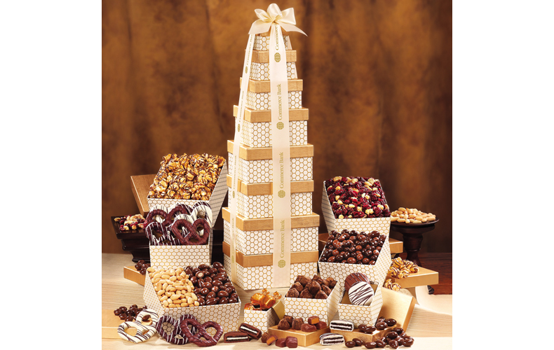 Golden Delights Giant Party Tower - Volunteer Gifts