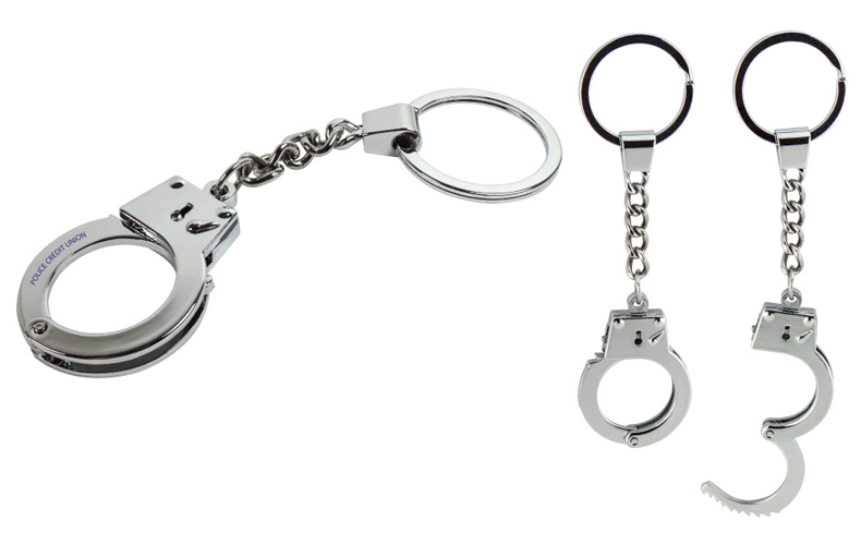 Metal Handcuff Keychain - Volunteer Gifts