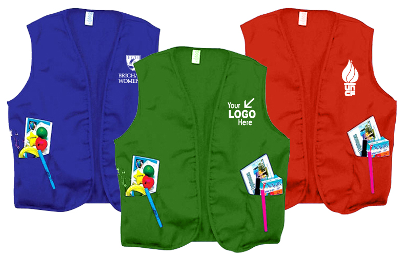 Vests and Aprons for Volunteers